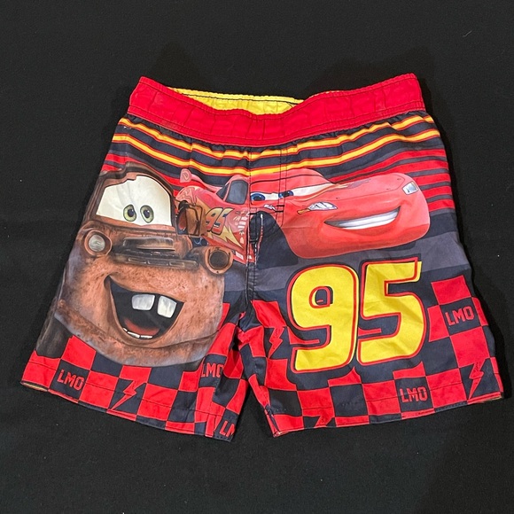 Disney | Swim | Lightning Mcqueen Swim Trunks Toddler Boys 3t Disney ...